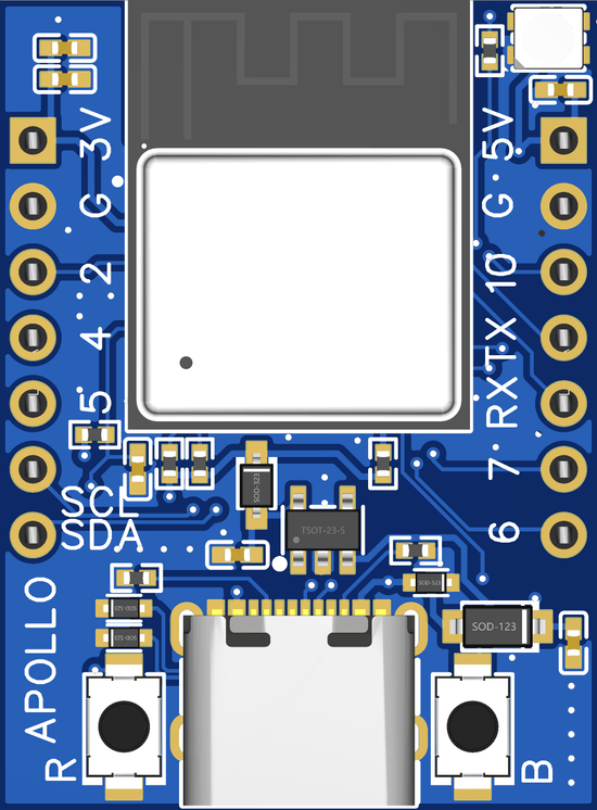 DEV-1 ESP32-C3 Development Board – Apollo Automation